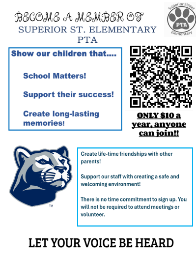 Membership – PTA – Superior Street Elementary