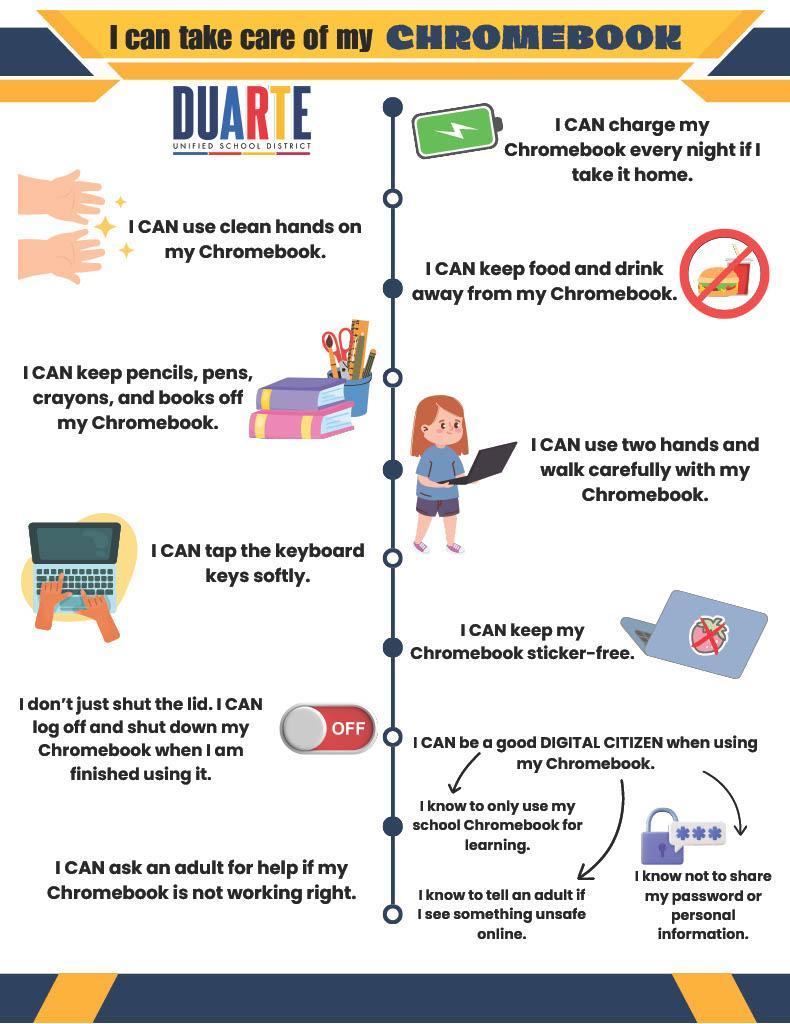 Chromebook Care | Valley View Academy of Technology & Creative Learning