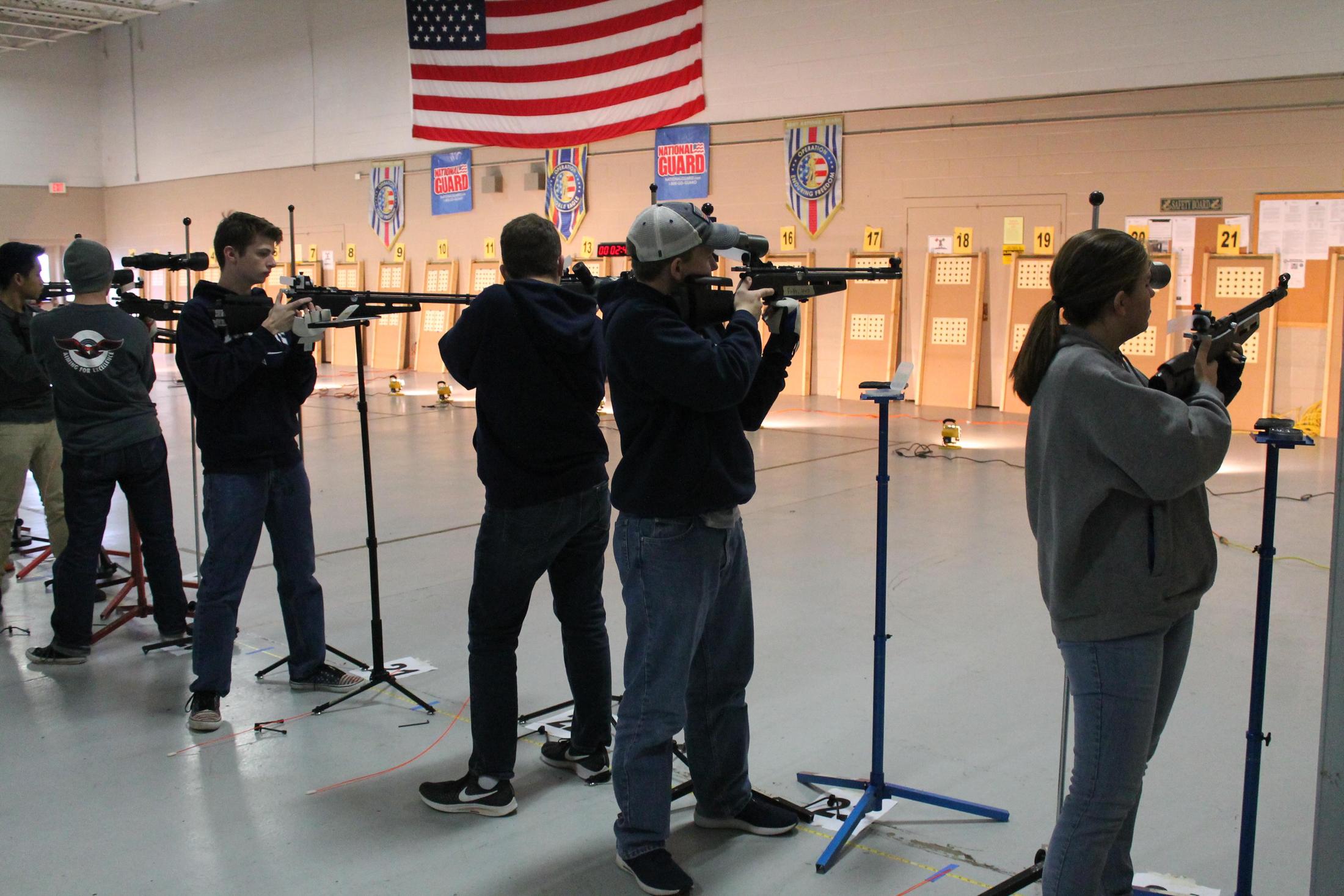 Rifle Team - Clubs & Activities - Siegel High School