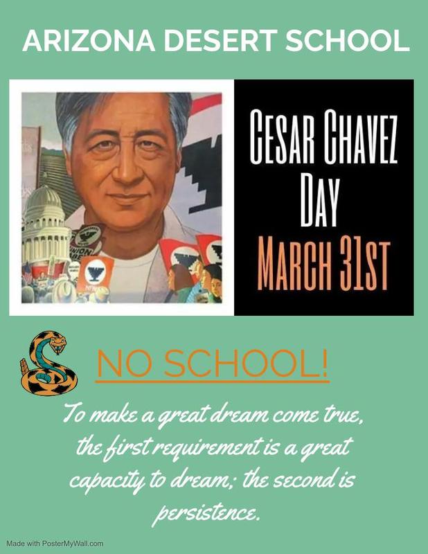 Cesar Chavez Day!!! | Arizona Desert Elementary School
