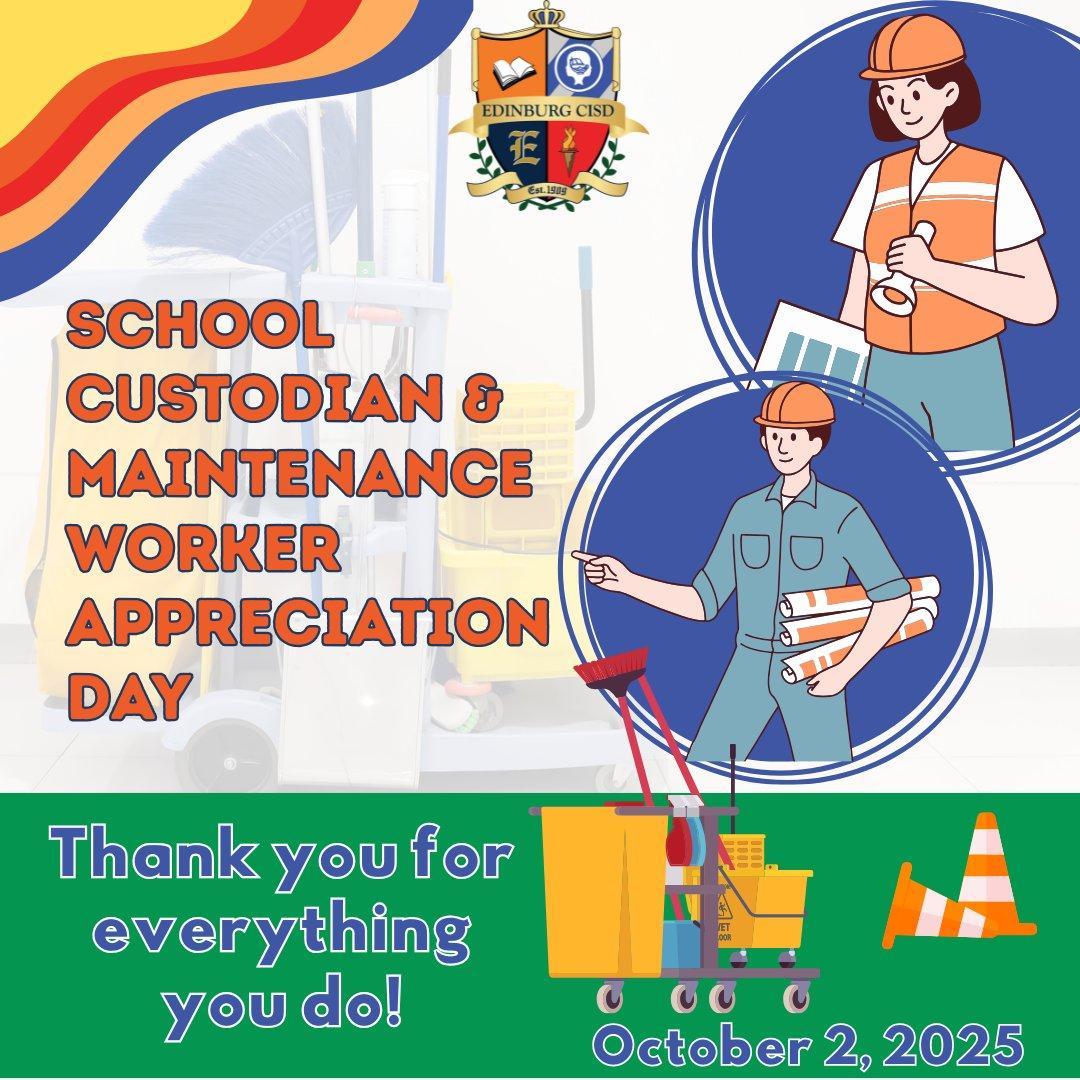 ECISD Celebrates School Custodian & Maintenance Worker Appreciation Day ...