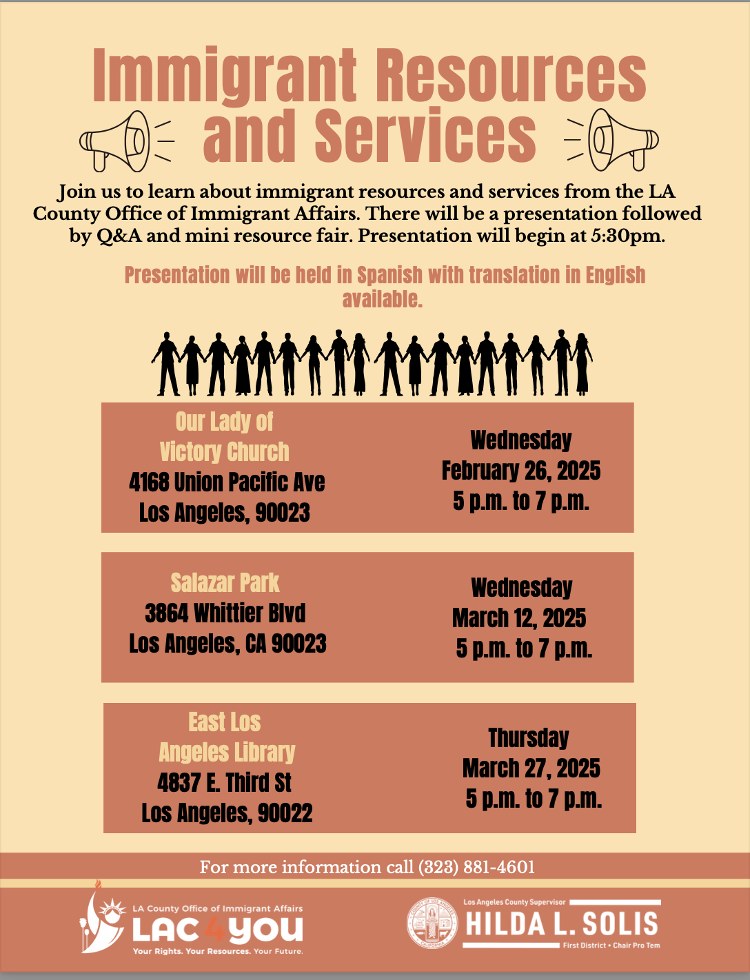 Immigrant Resources and Services | Belvedere Middle School