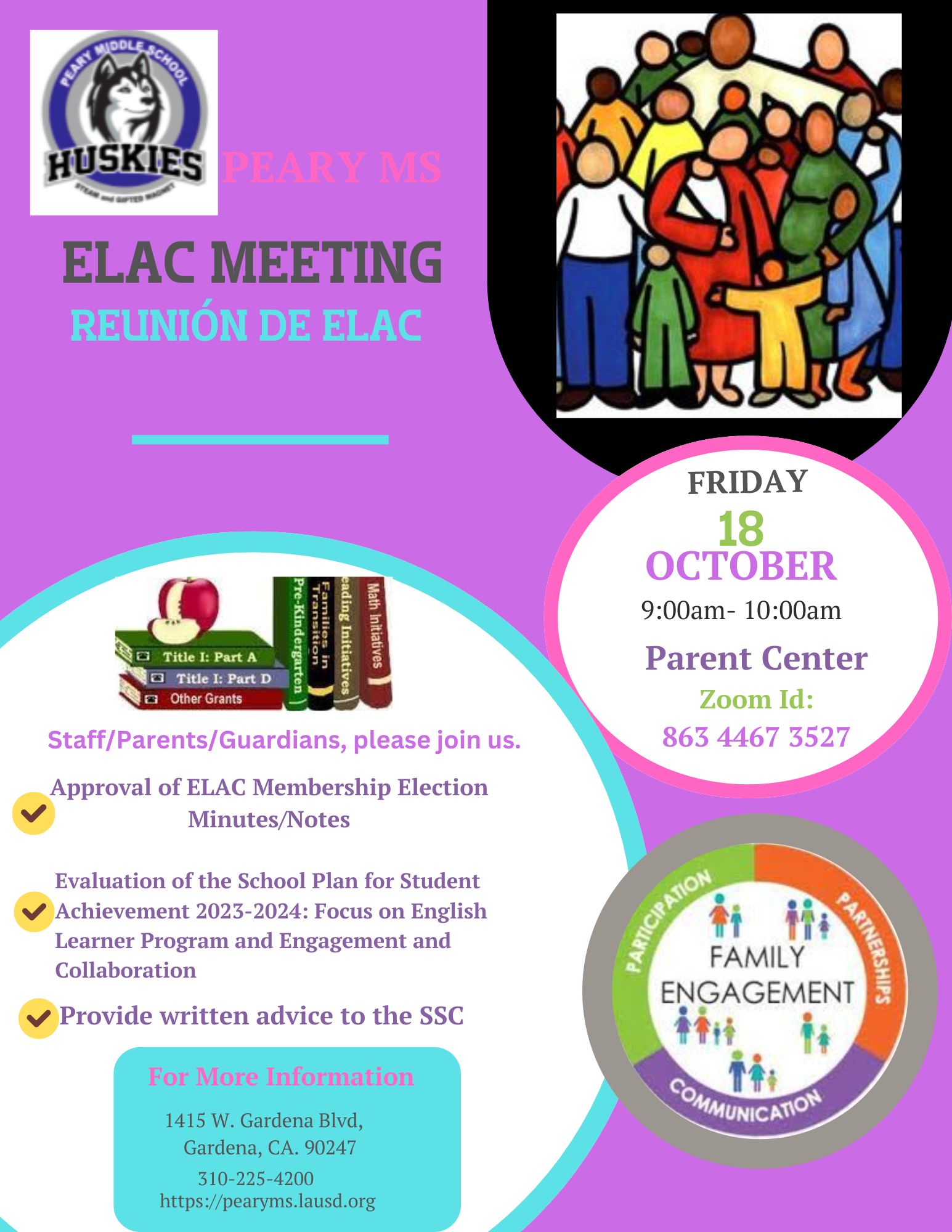 English Learner Advisory Committee – Parents/Families – Robert E Peary ...