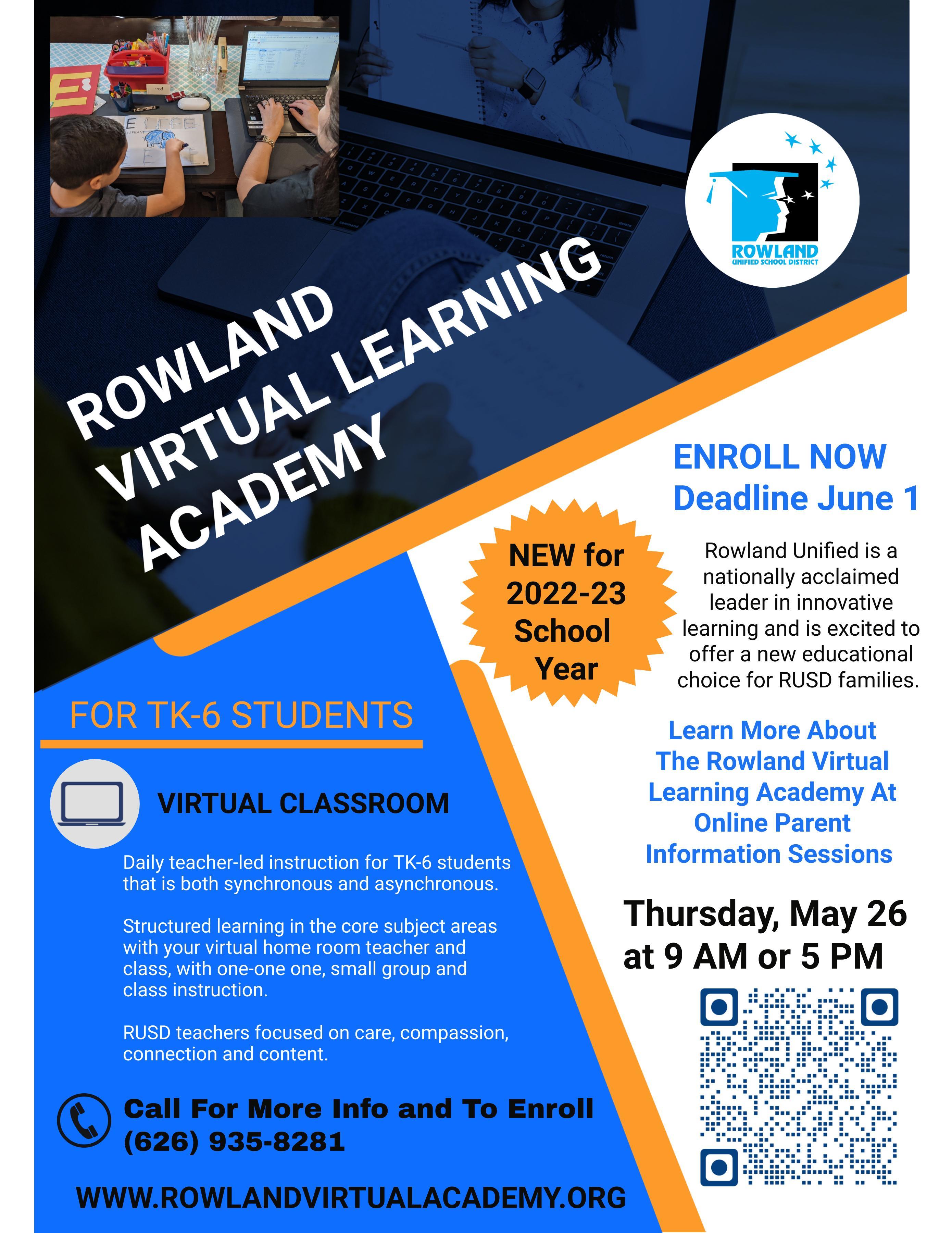 Rowland Virtual Academy - Student Services - Rowland Unified School ...