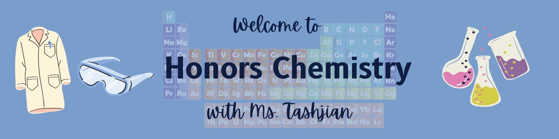 Honors Chemistry – Ms. Sareen Tashjian – Chatsworth Charter High School ...