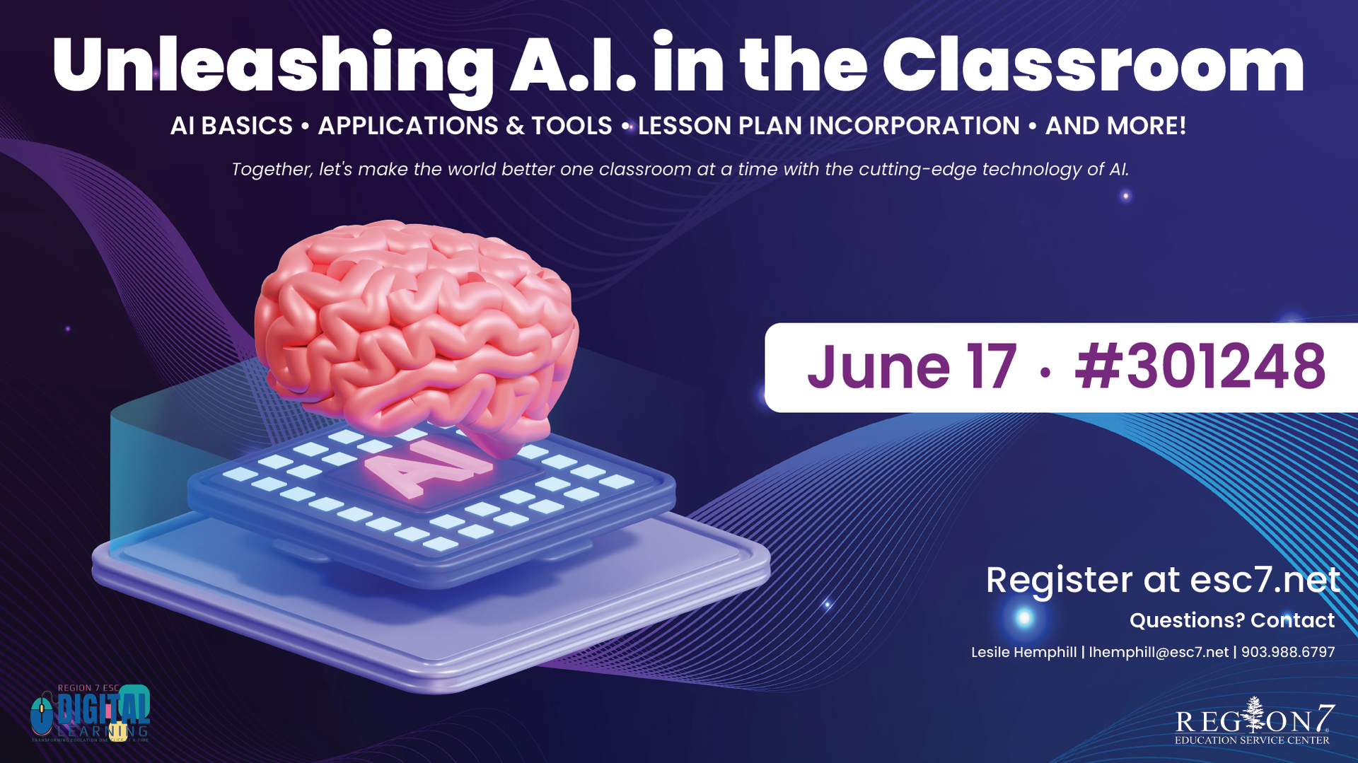 Upcoming Workshops at Region 7 ESC - Upcoming Workshops - ESC Region 7