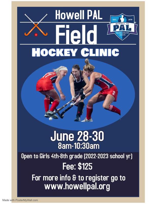 Howell PAL Field Summer Field Hockey Clinic | Howell Township Public ...