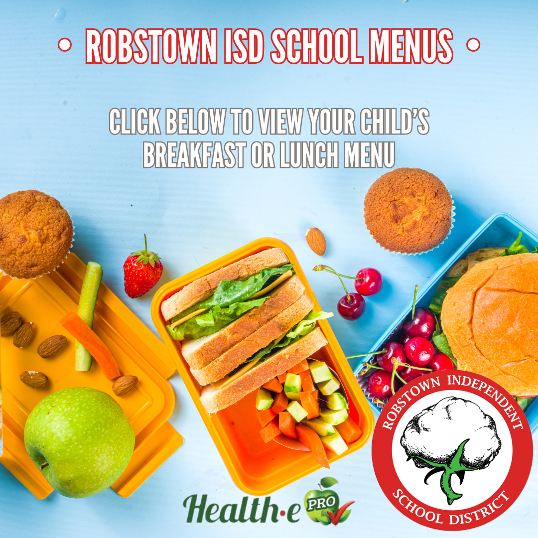 Food Menus – Child Nutrition – Robstown Independent School District