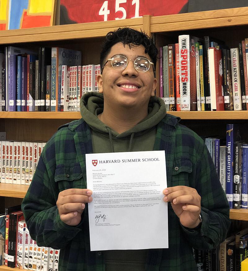 MCHS Student Accepted To Harvard Summer Program Mission Consolidated MCHS Student Accepted To Harvard Summer Program Mission Consolidated
