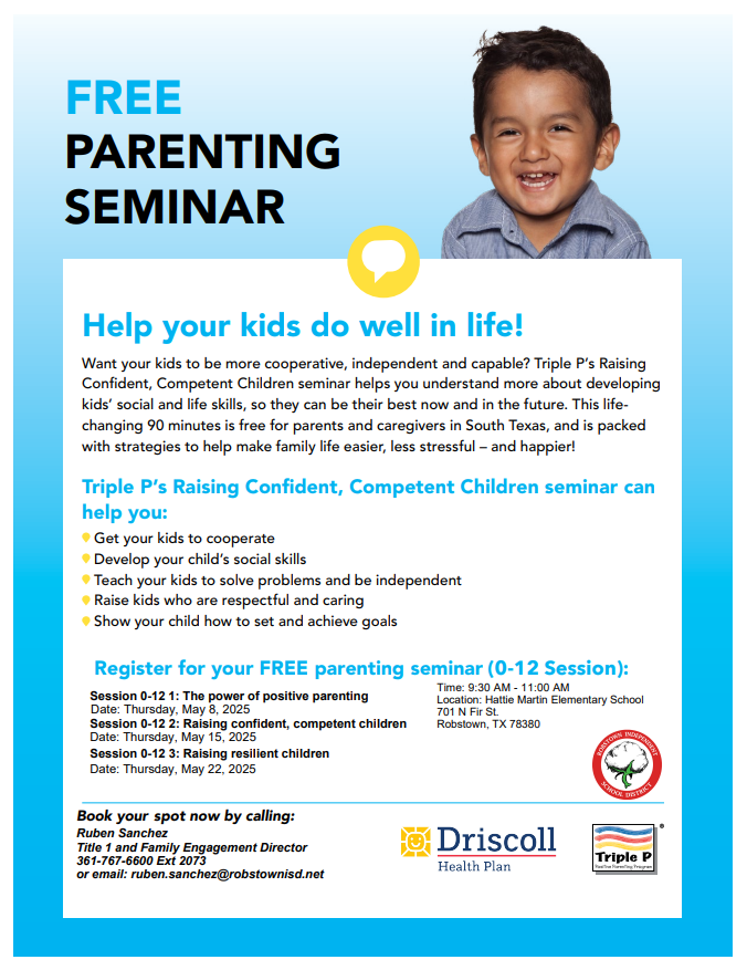 Free Parenting Seminar: Empowering Families for Success | Robstown ...