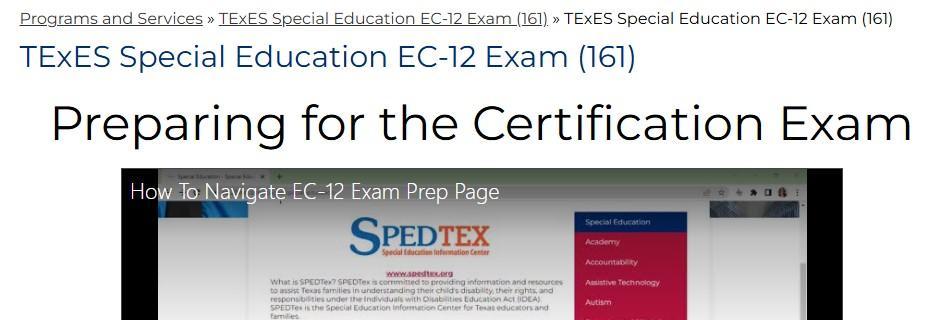 Free TExES Preparation Resources – TExES Preparation – ESC-20