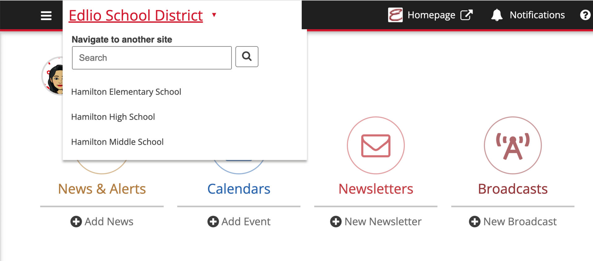 Multisite Management - Edlio Help Center