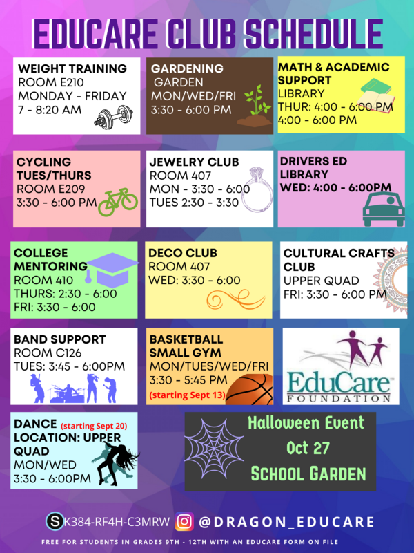 Educare – After School Programs – Helen Bernstein High School