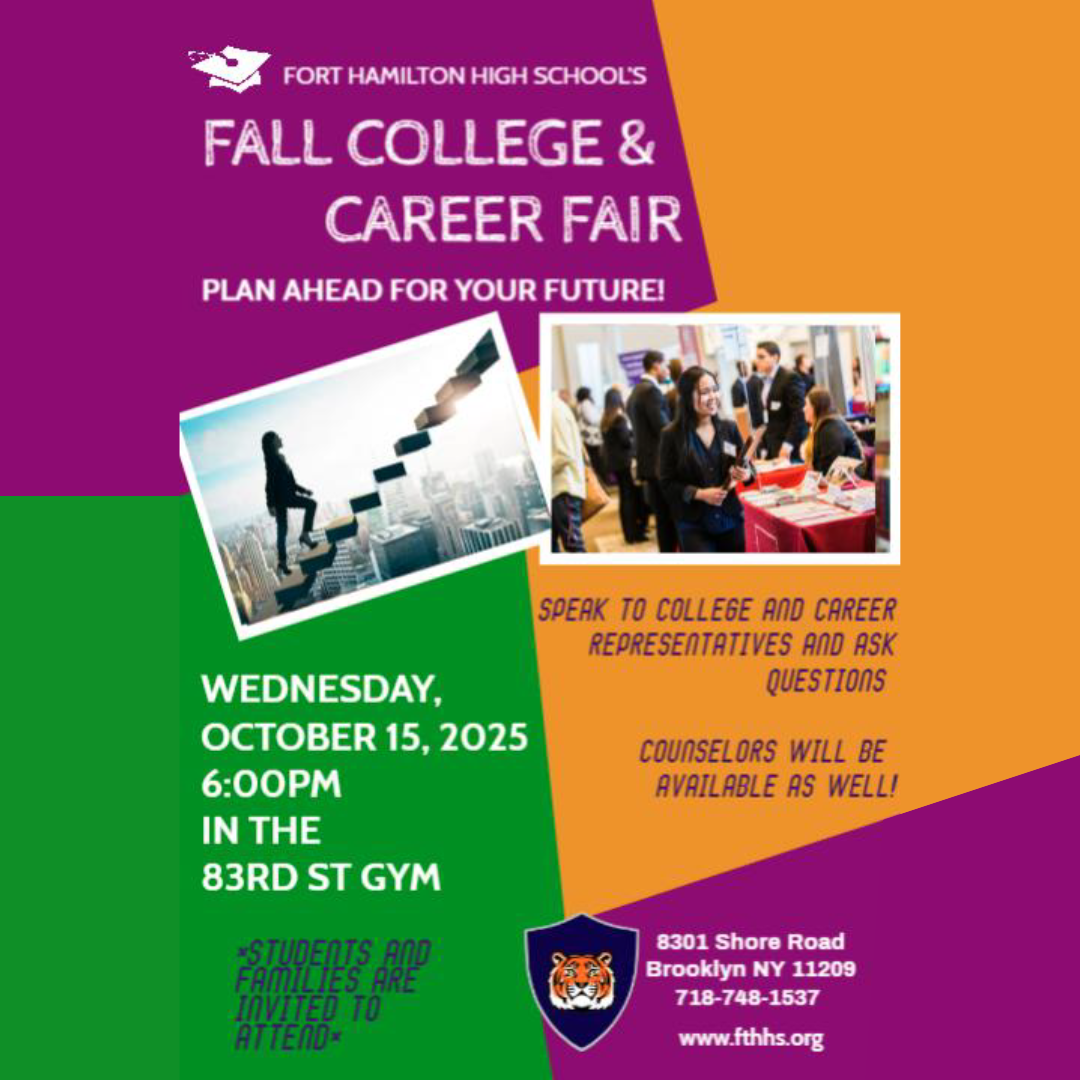 Fall College & Career Fair! - October 15, 2025 | Fort Hamilton High School