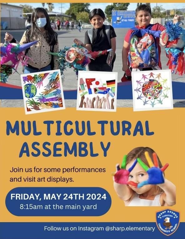 Multicultural Assembly / Asamblea Multicultural | Sharp Avenue Elementary