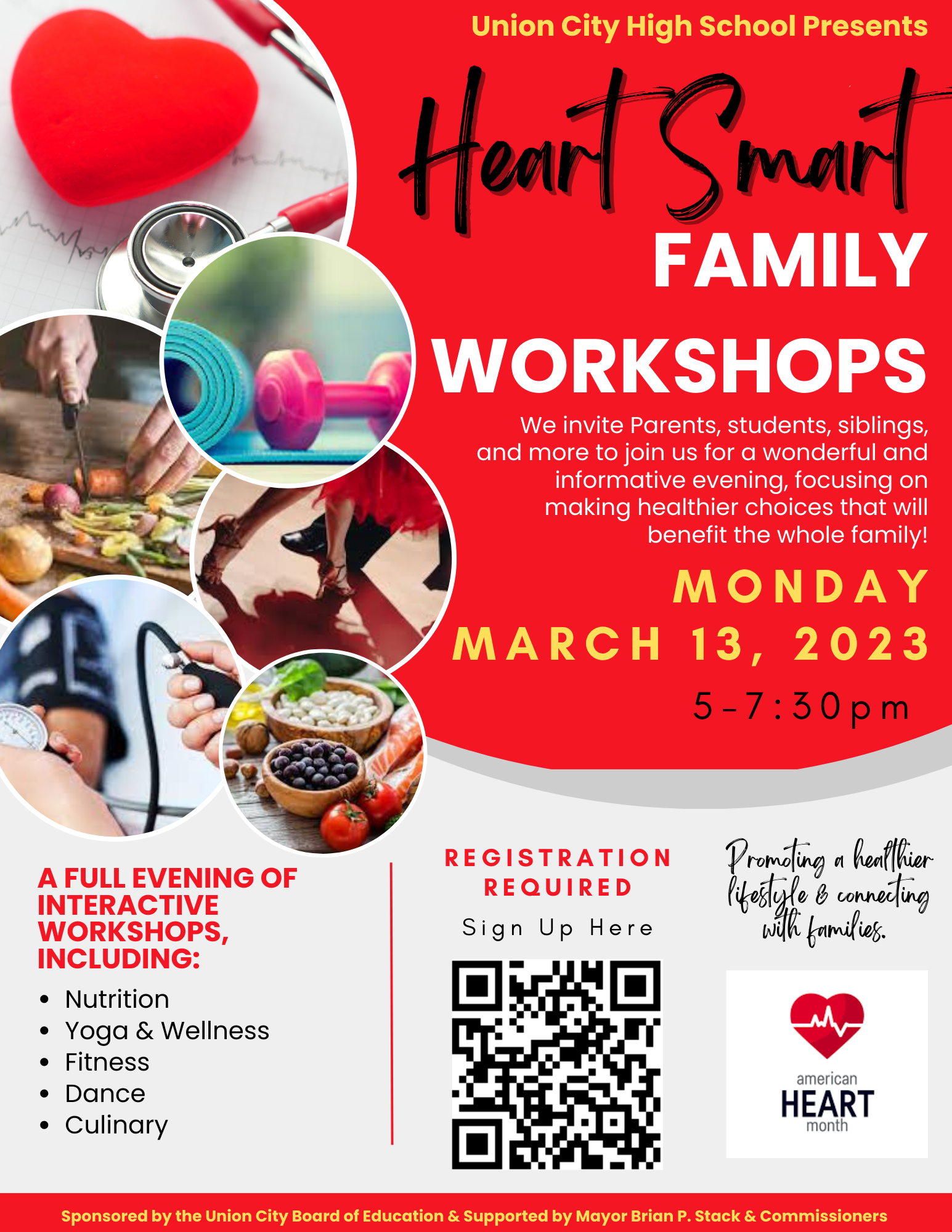 🚨UPDATED🚨 The Heart Smart Family Workshop has been RESCHEDULED to ...