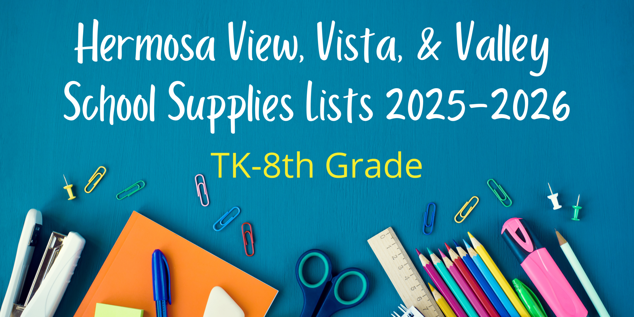 HVS School Supplies Lists 2025-2026 – HVS Back-to-School 2025-2026 ...