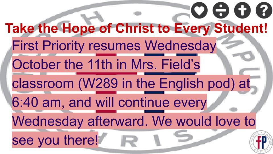 First Priority – Clubs & Activities – Dobyns-Bennett High School