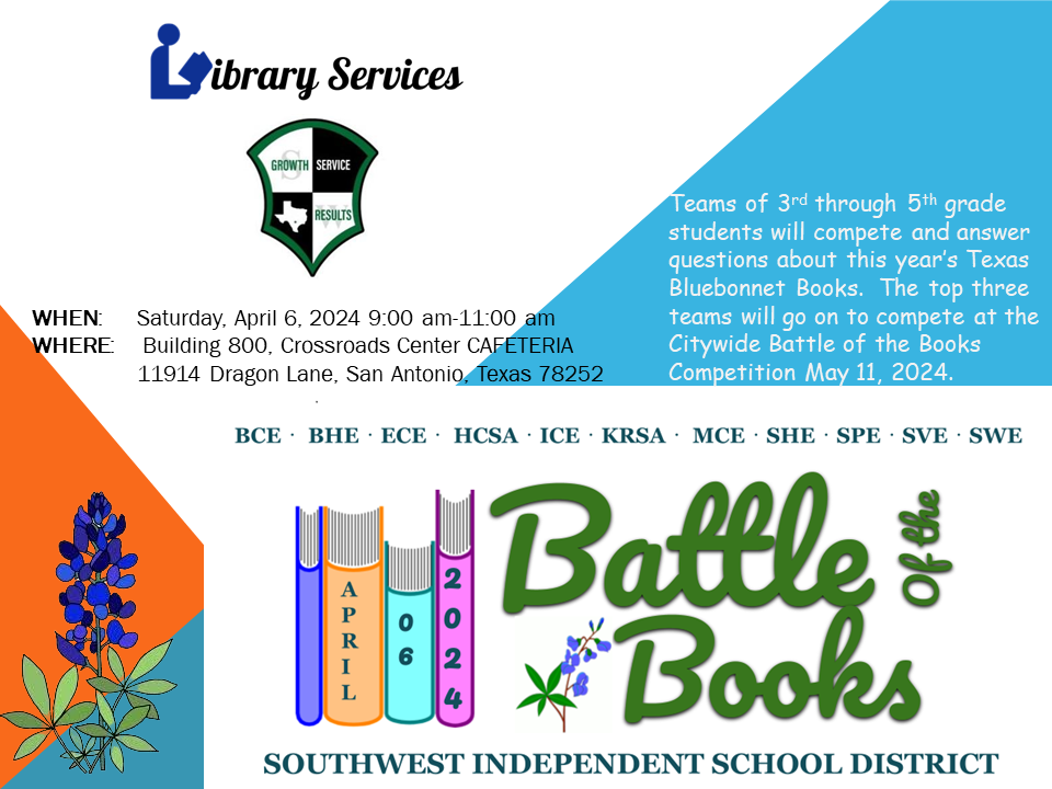 Library Services – Library Services – Southwest Independent School District