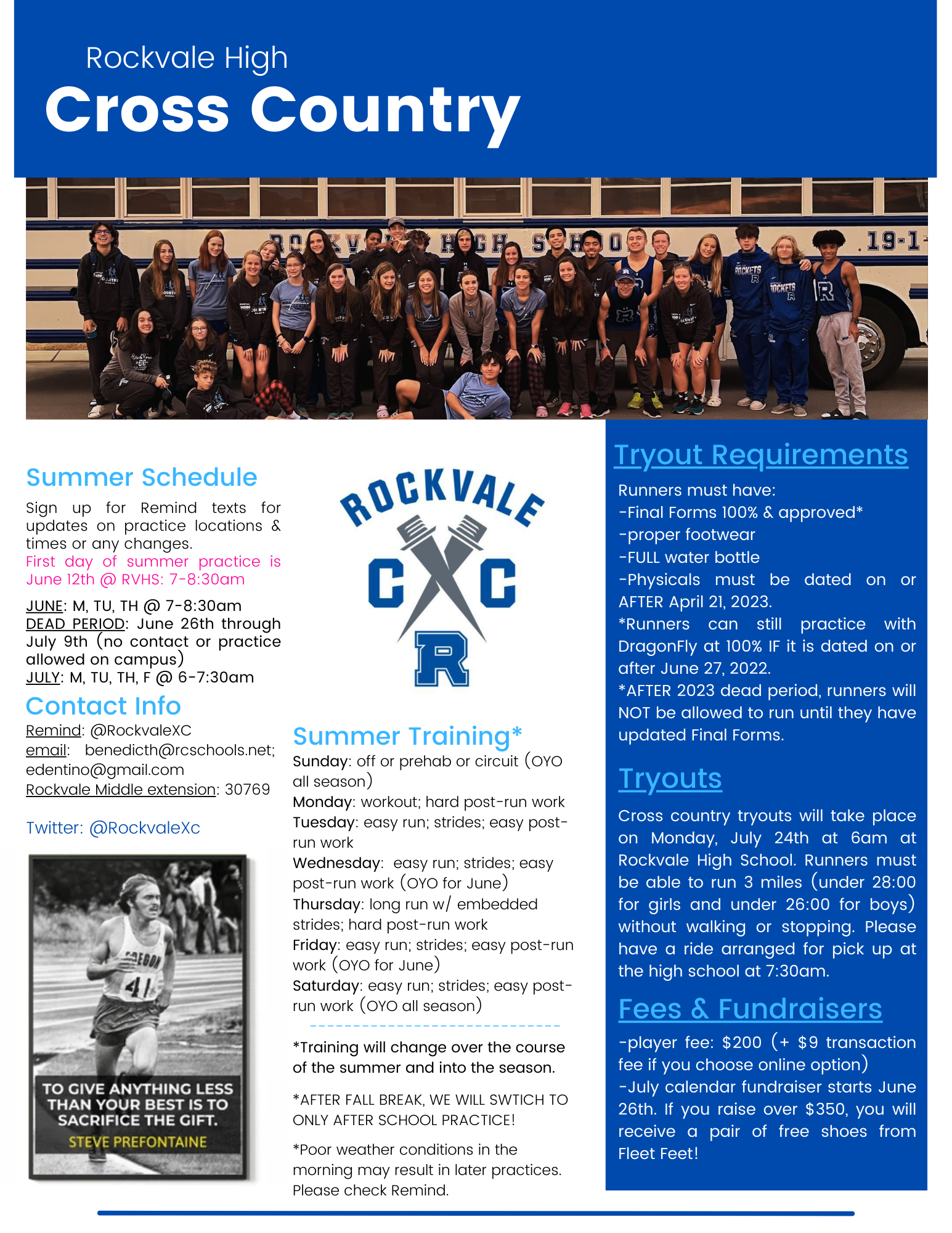 Cross Country – Cross Country – Rockvale High School