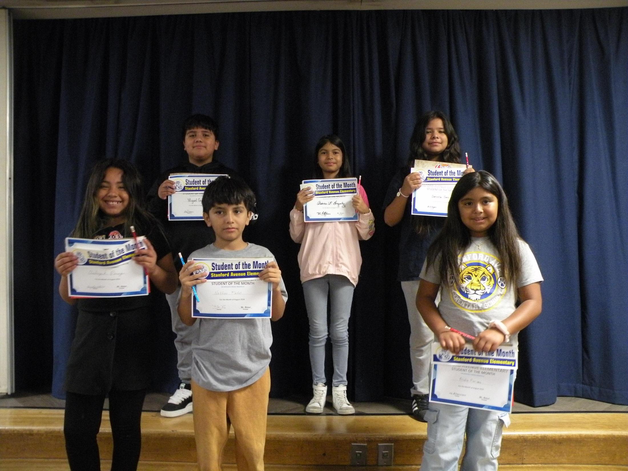 Awards – Students – Stanford Avenue Elementary
