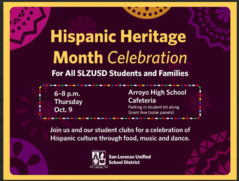 CELEBRATING NATIONAL HISPANIC HERITAGE MONTH | Arroyo High School