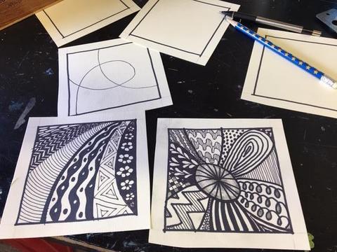 Zentangle – Ms. Kathleen Godiksen – Park City Prep Charter School