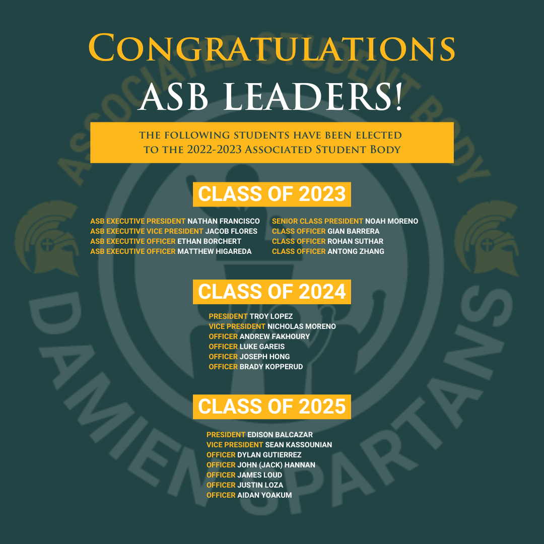 ASB - Student Life - Damien High School