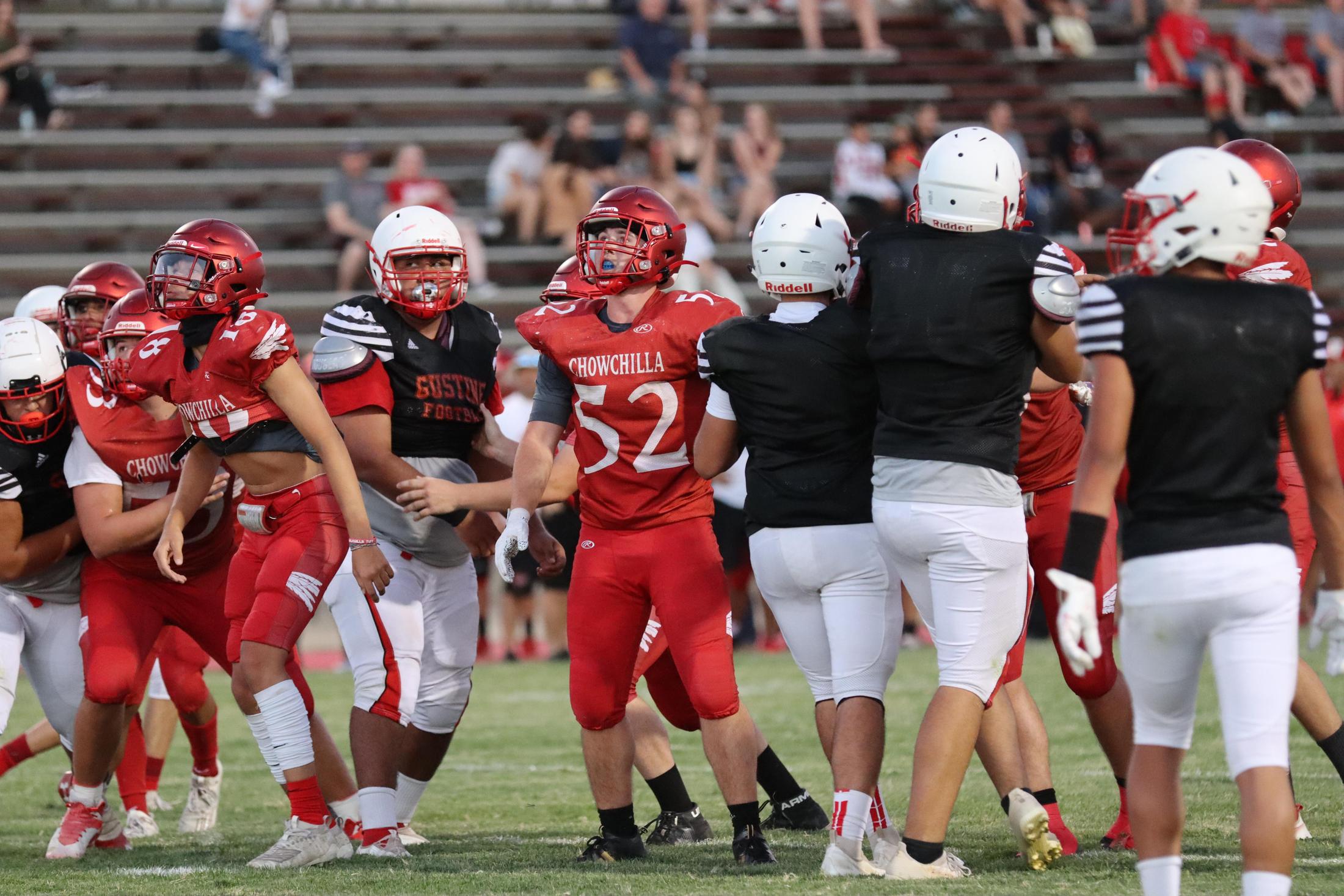 Varsity Football vs. Gustine (Scrimmage), August 12, 2022 – CUHS Videos ...