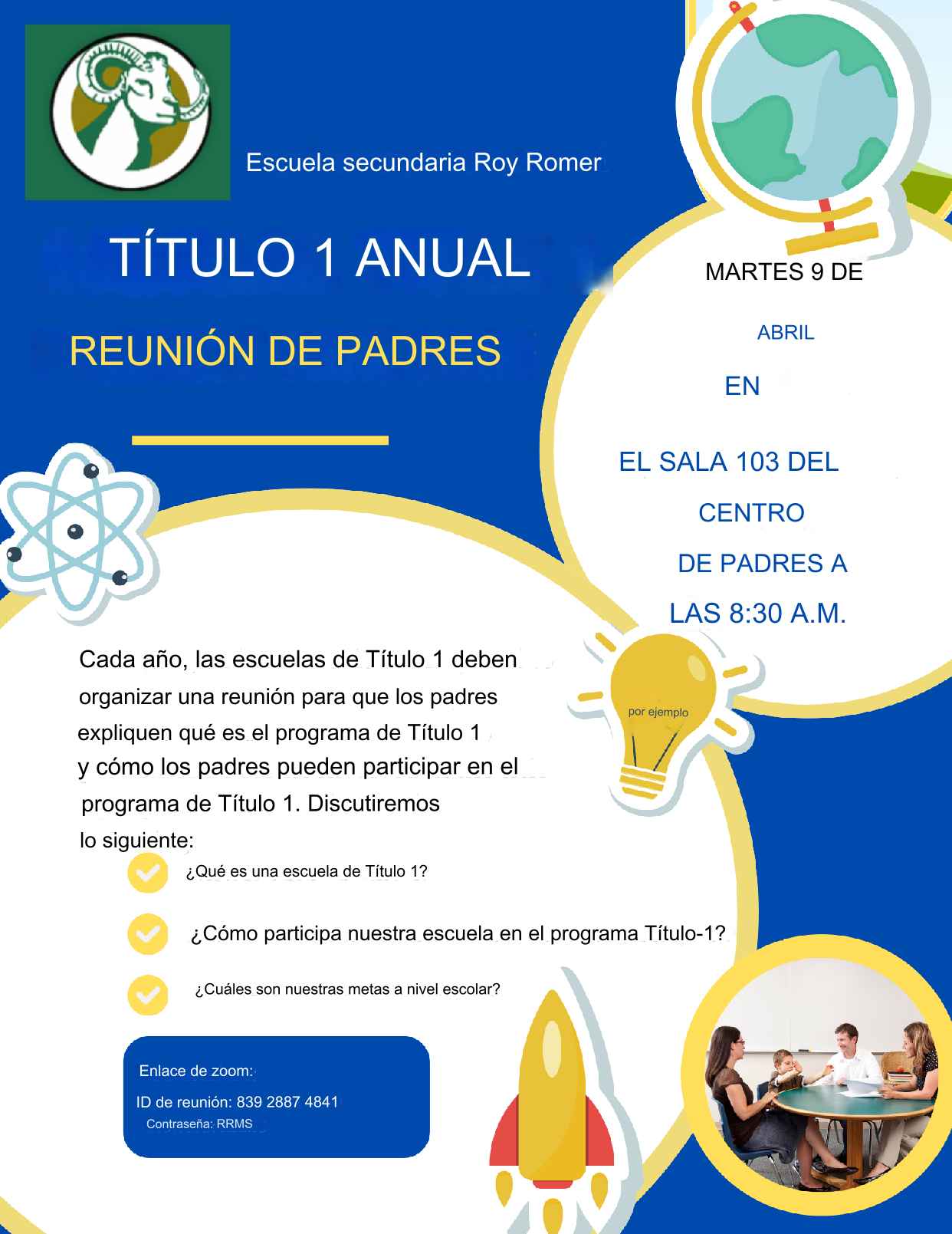 Title 1 – Parents – Roy Romer Middle School