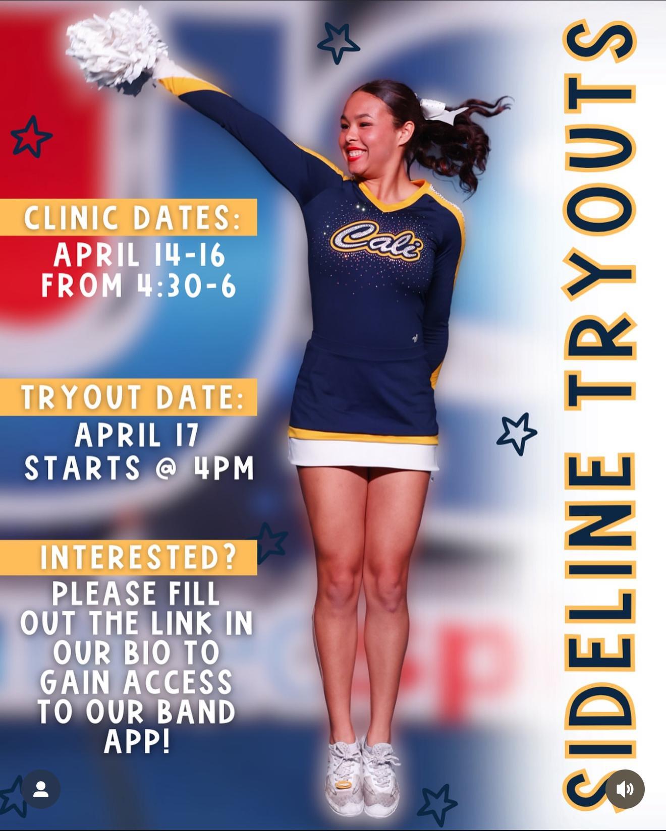 Sideline Cheer Tryout Information – Cheer & Song – California High School