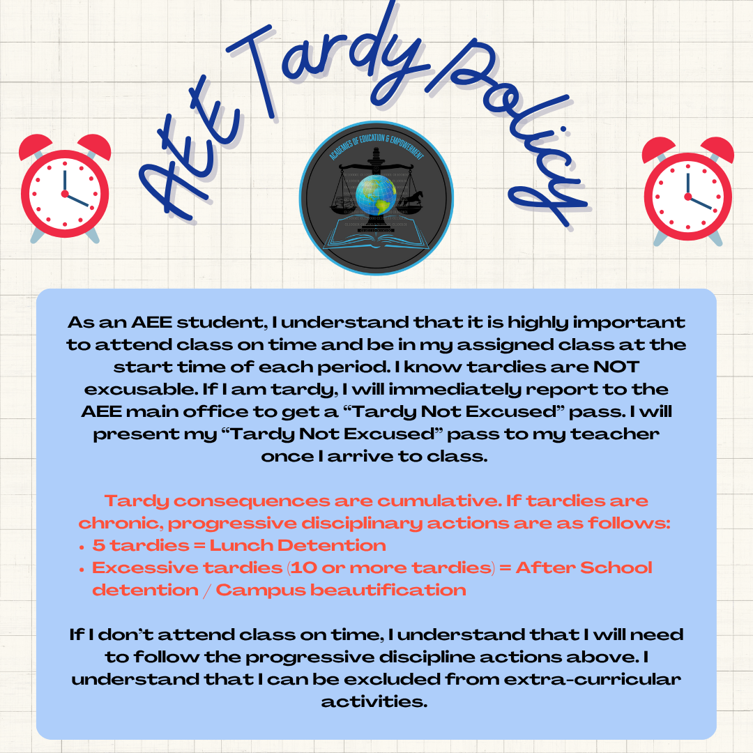 AEE Policies – Our School – Academies of Education and Empowerment at ...