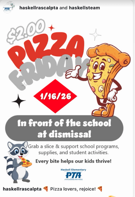 Pizza Friday is Back! | Haskell Elementary STEAM Magnet