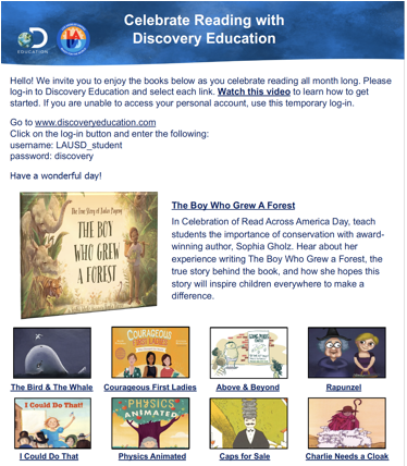 Read to Lead - Read to Lead - Los Angeles Unified School District