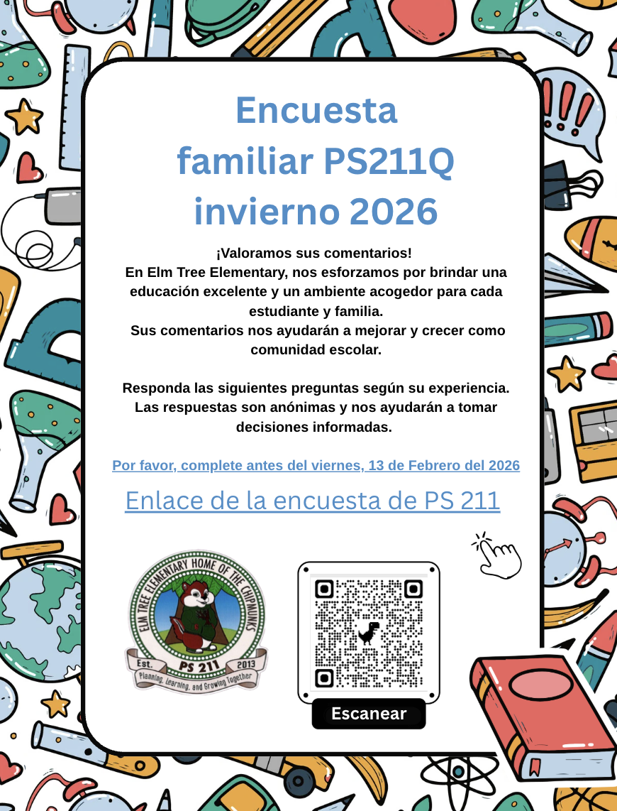 PS 211Q Family Survey – Winter 2026 – P.S. 211 News (Current School ...