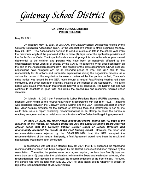 Gateway School District