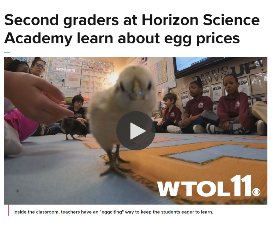 The economy & science collide | 2nd Graders feat. on WTOL | Horizon ...