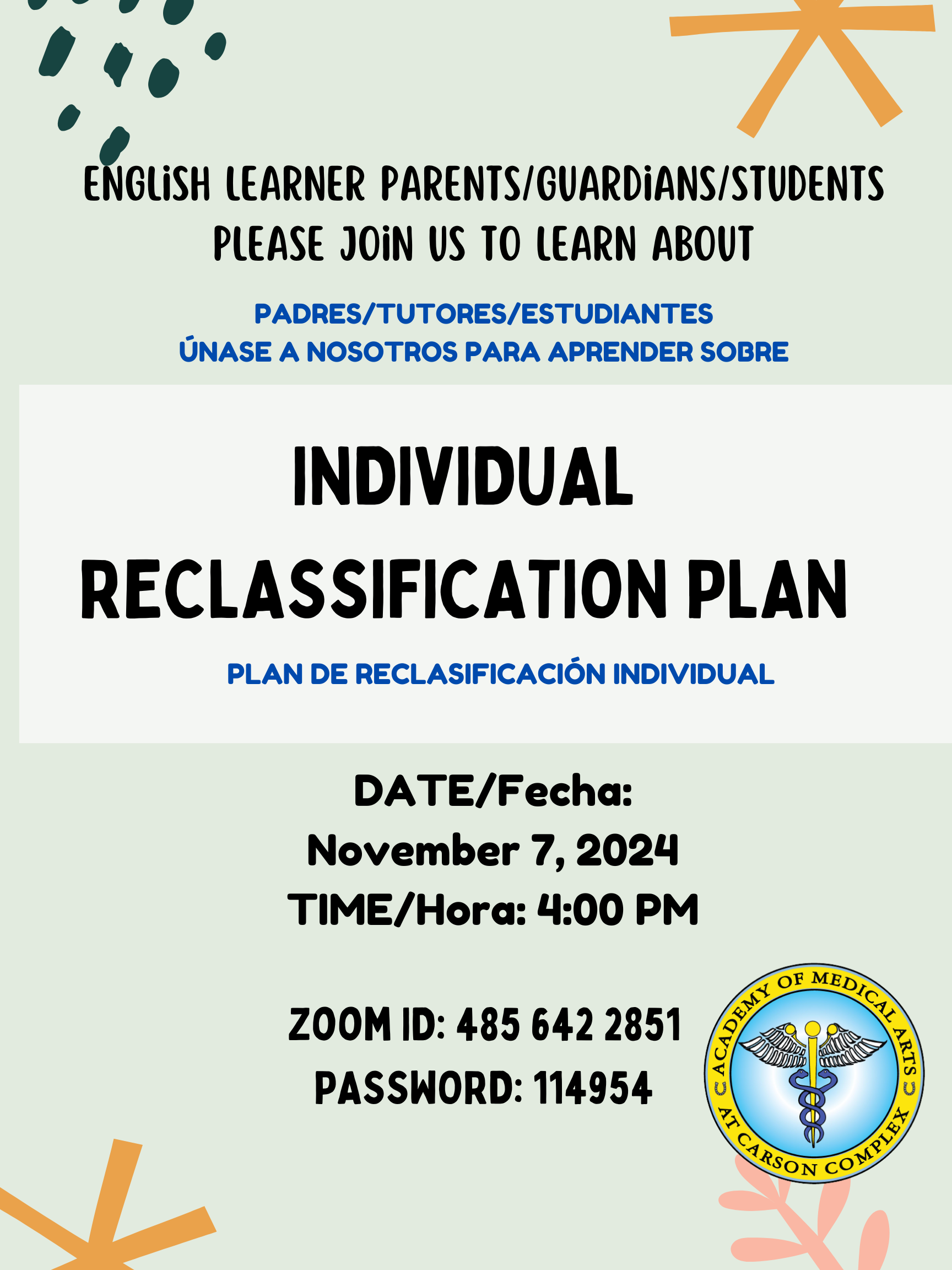 ELAC – Parents – The Academy of Medical Arts at Carson High School