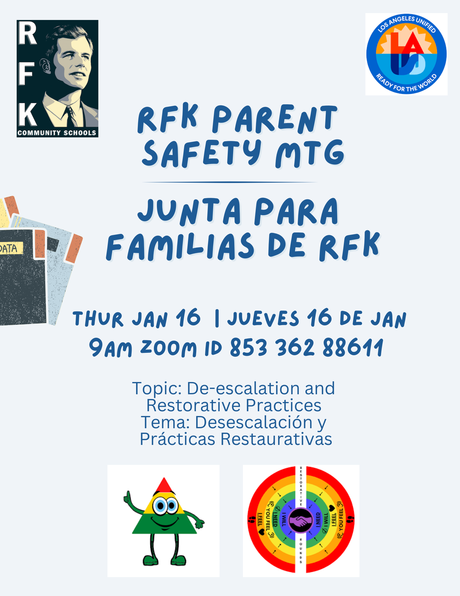 RFK Parent Safety Meeting - 9AM Thursday, Jan 16 via Zoom | Ambassador ...