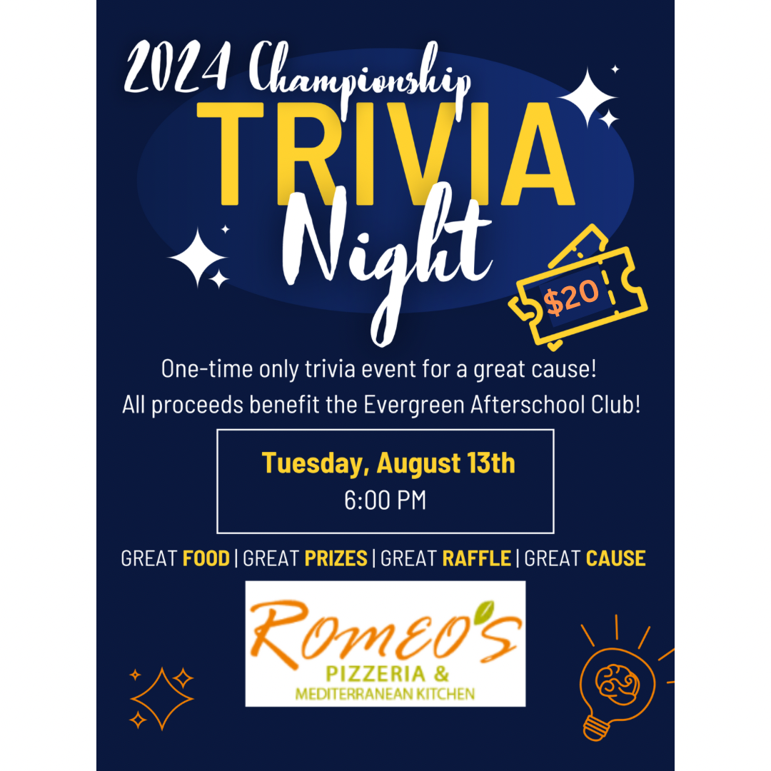 Reminder: Sign Up for Championship Trivia at Romeo's! | Indiana Area ...