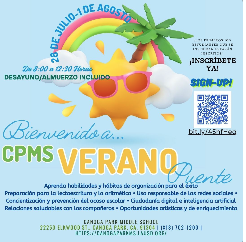 Summer Bridge at CPMS | Canoga Park Middle School