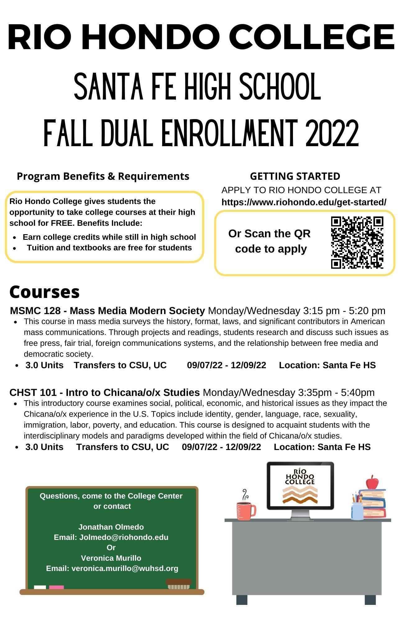 Rio Hondo- Dual Enrollment – College & Career Center Home – Santa Fe ...