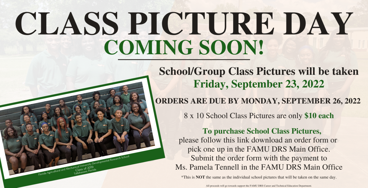Fall 2022 Class Pictures Order Form – School Photos (Photos For Us, By ...