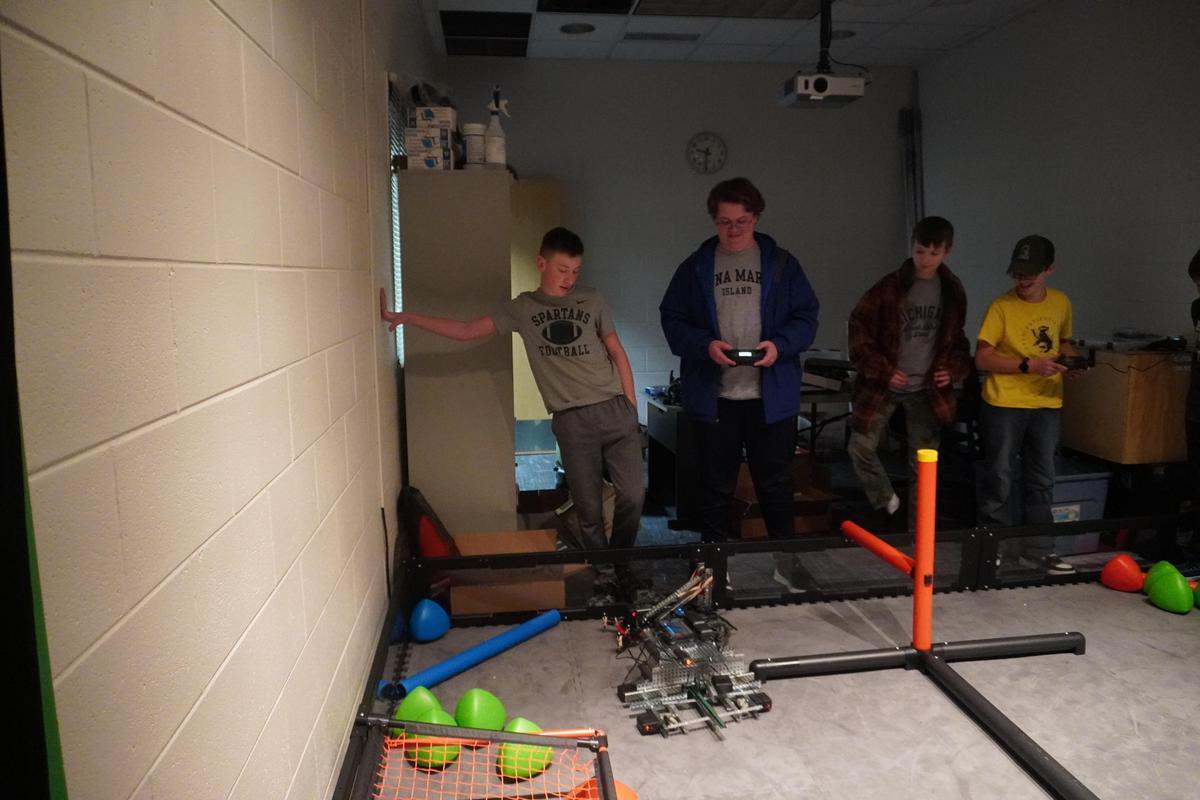 TK Robotics Teams Head to First Contest | Thornapple Kellogg Schools
