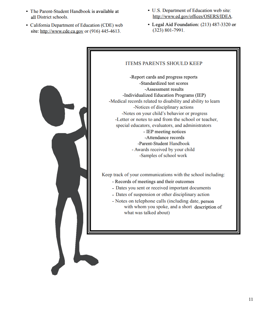 Special Education Brochure: IEP and You - Resources for Families ...