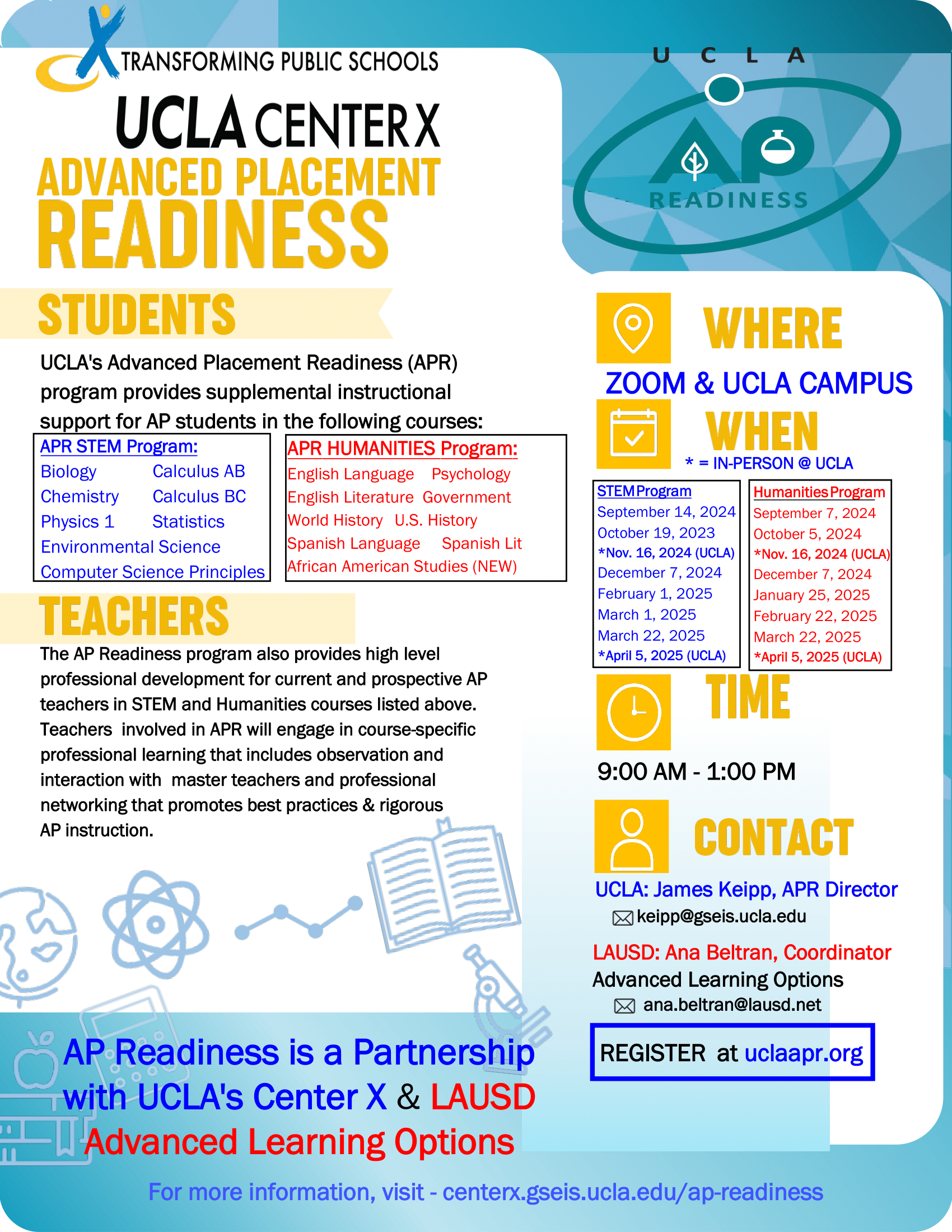 Advanced Placement – Academics – Manual Arts High School