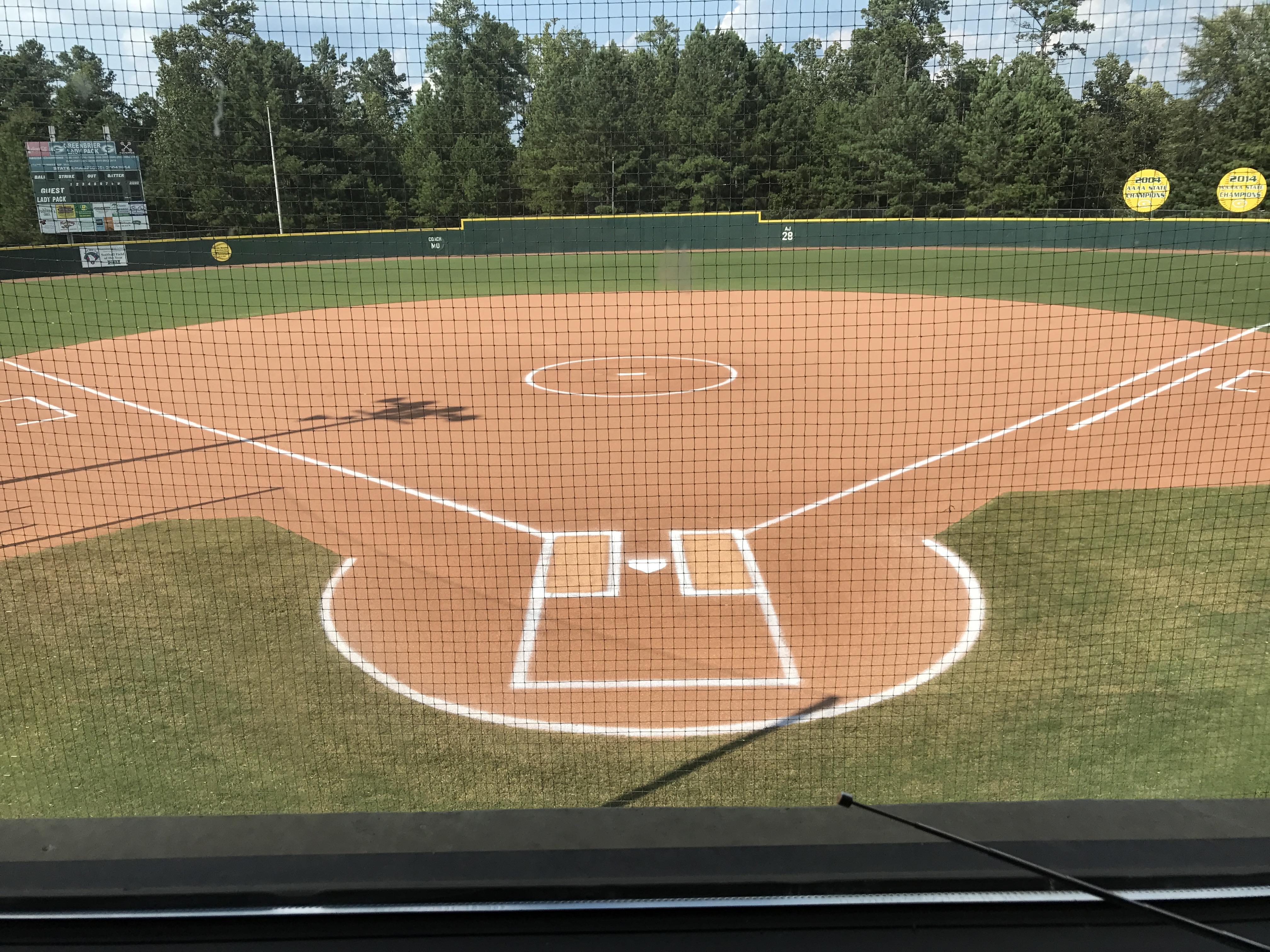 High School Softball Field