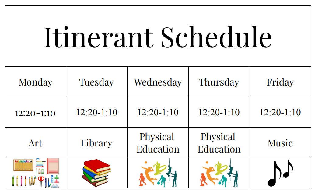 Itinerant Schedule – Christina Bellisle – Gladstone at Barrows ...