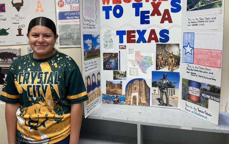 Fly Jr. High 7th Graders worked on their end-of-year "My Texas" history ...