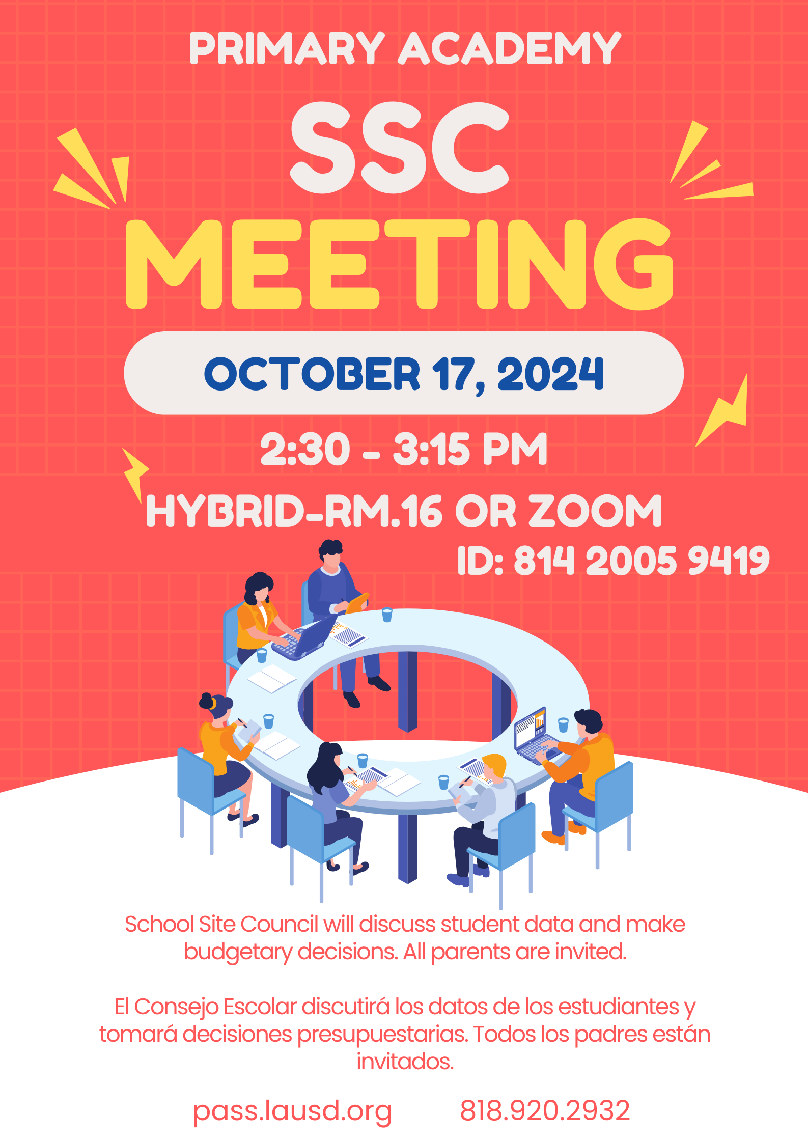 Click here for SSC Agenda 10/17/24 | Primary Academy for Success School